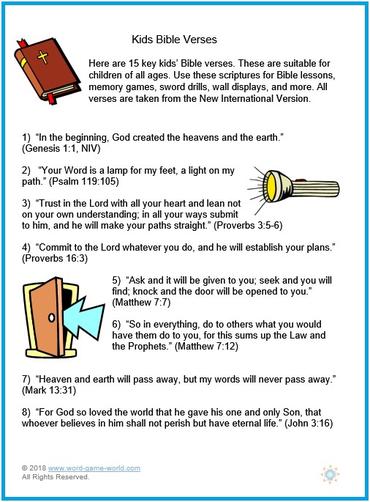 Printable International Sunday School Lessons New Testament Bible